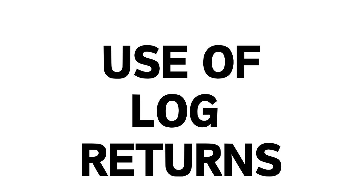 negative log returns