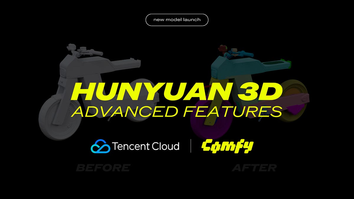 Hunyuan 3D Advanced Features Now Available in ComfyUI