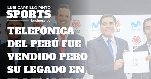 Sports Business con Luis Carrillo Pinto | Substack