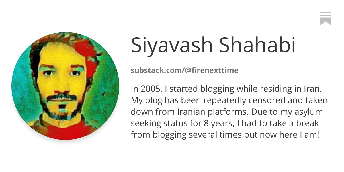 Siyavash Shahabi | Substack