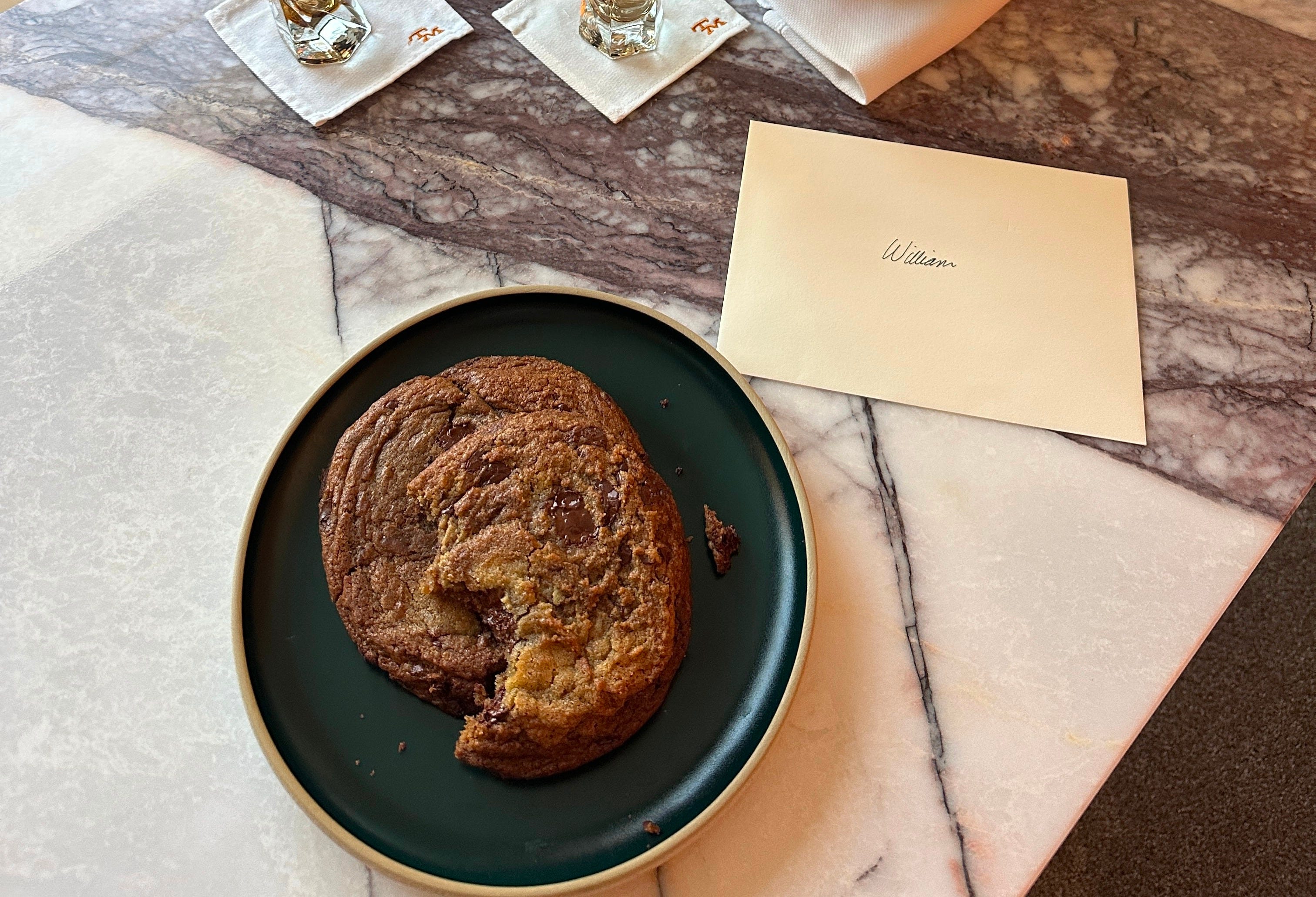 The best hotel chocolate chip cookies - by William O’Connor