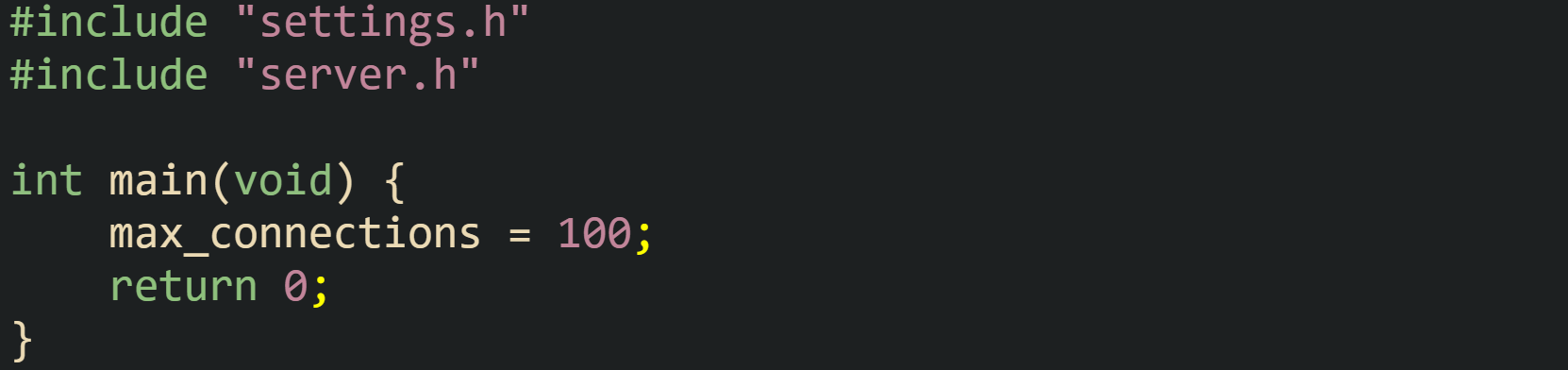 C Preprocessor Macros and Include Mechanics