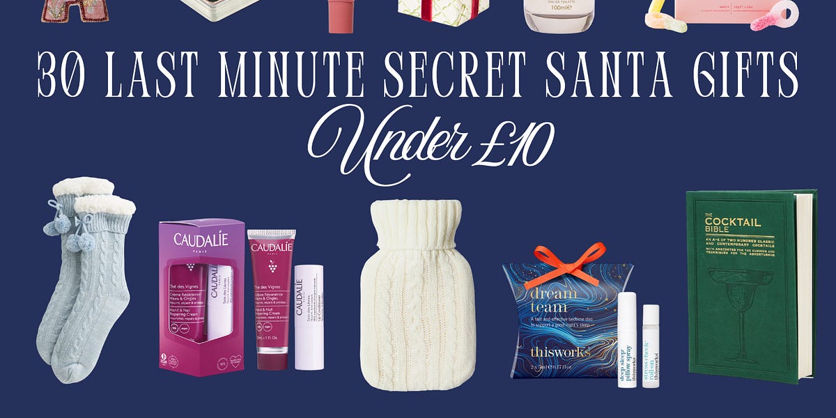 30 Last-Minute Secret Santa Gifts Under £10 (They’ll Actually Love)