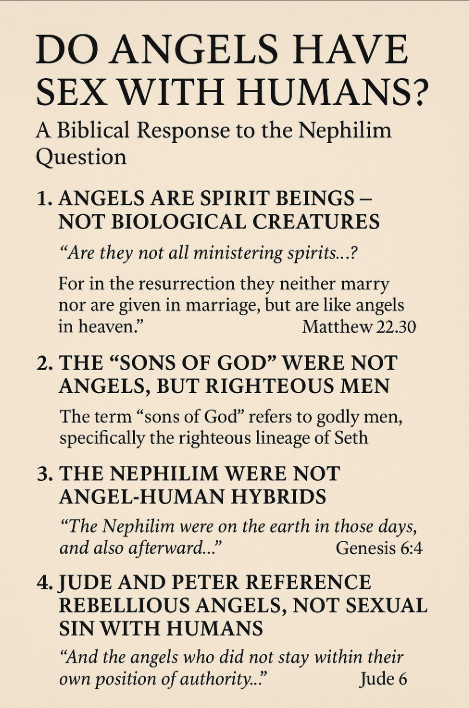 Do Angels Have Sex With Humans?