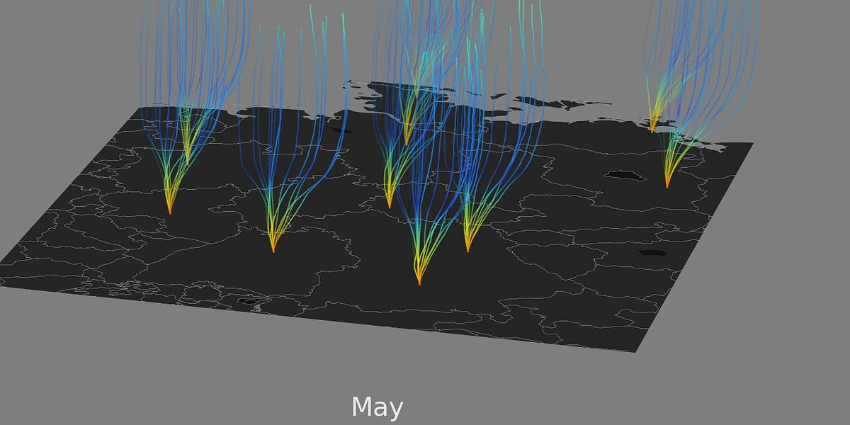 Vertical temperature profiles over Germany - by Guido Cioni