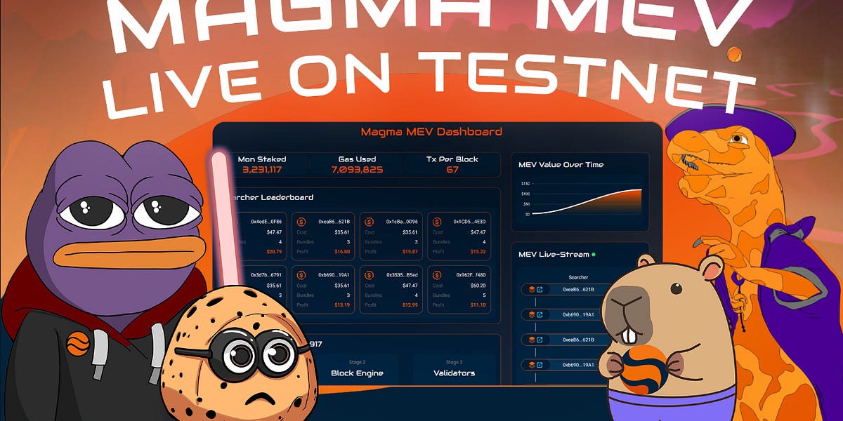 Magma MEV: Live on Monad testnet, powered by the fastest Block Engine ...