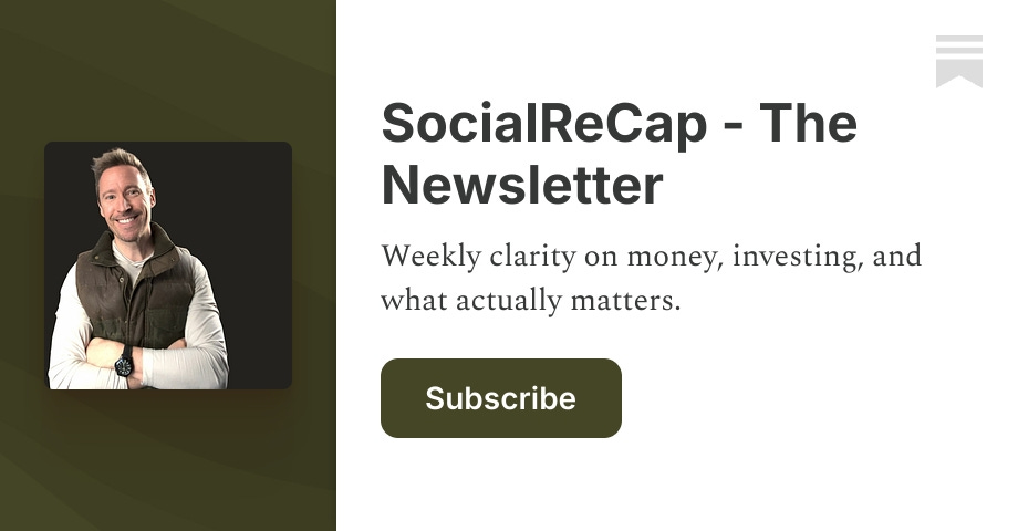 SocialReCap - The Newsletter | Tyler Gardner | Substack