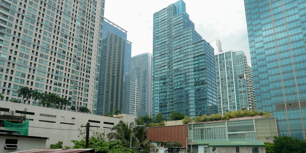 In BGC, there's one skyline but two worlds
