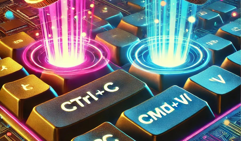 ctrl-c, command-v - by Kris Abdelmessih