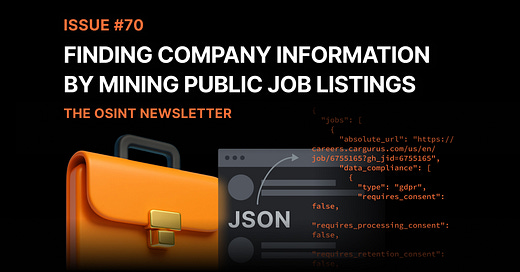 The OSINT Newsletter | Jake Creps | Substack