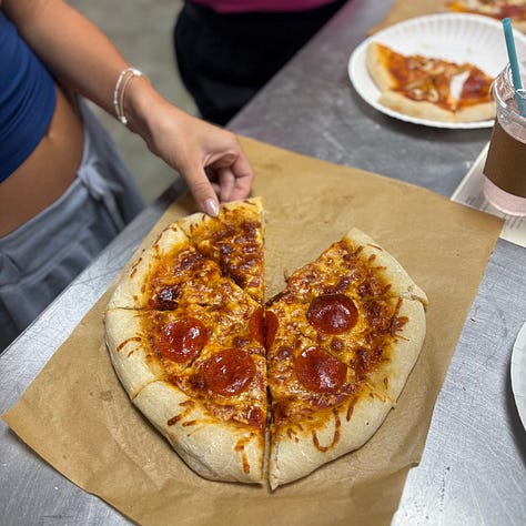 Same Day Sourdough Pizza - by Mandy Clark