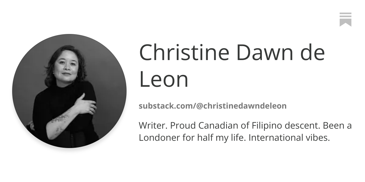 Christine Dawn de Leon | Substack