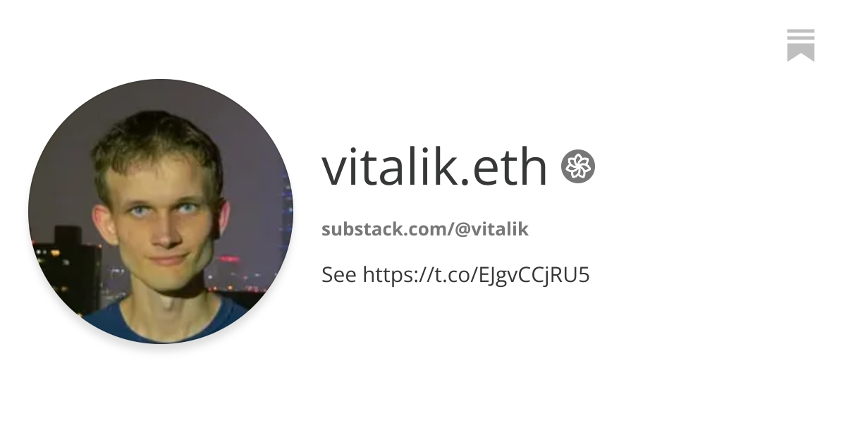 vitalik.eth | Substack