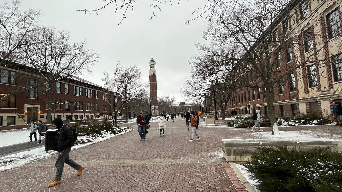 purdue campus winter