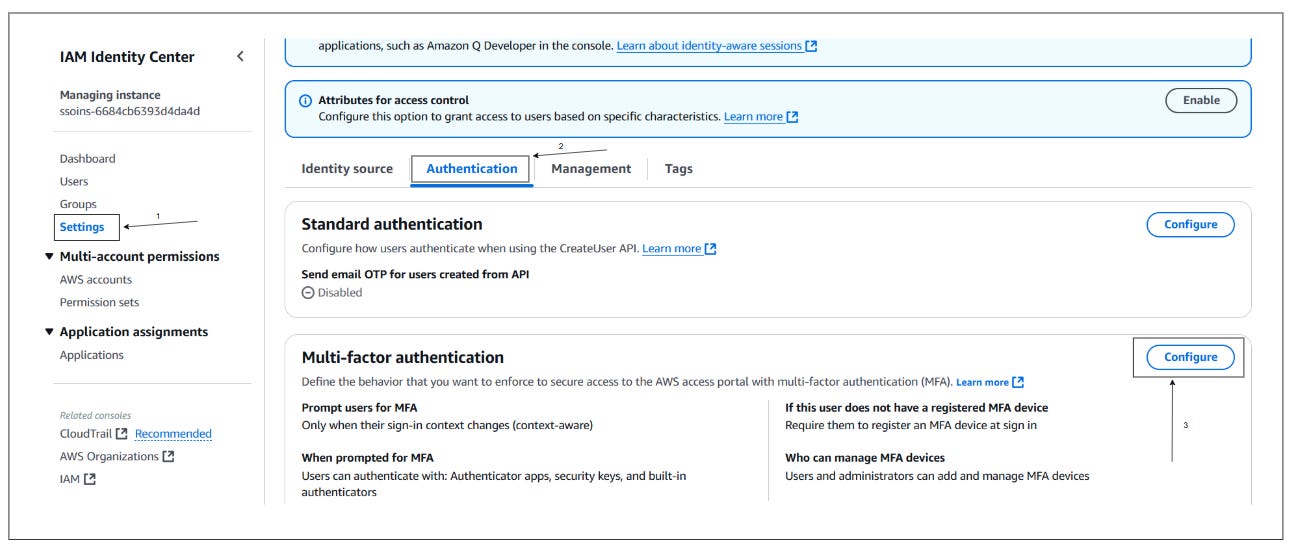 Manage User Access to AWS accounts Using AWS IAM Identity Center