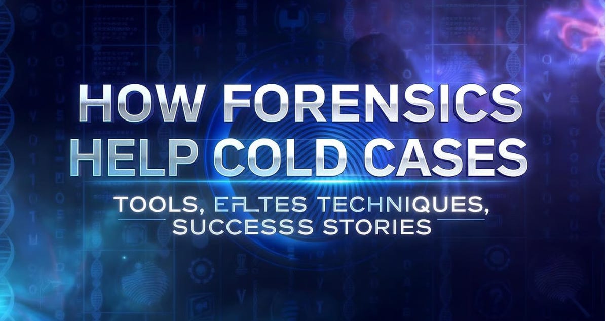 How Forensics Help Cold Cases: Tools, Techniques, and Success Stories