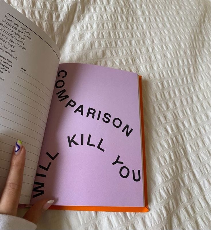 How Comparison Kills Creativity - by 𐙚‧₊˚Aditi Sharma‧₊˚𐙚