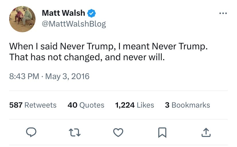 Matt Walsh Hates The American Way of Life