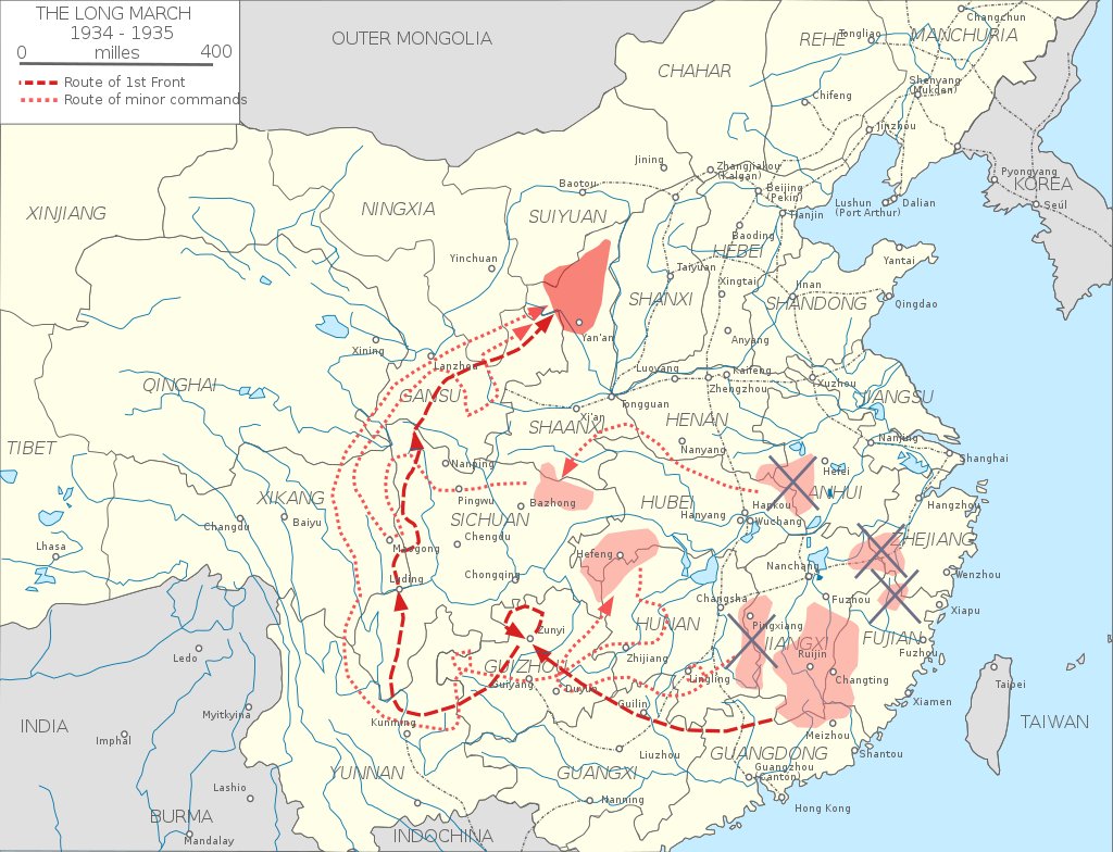 The Long March - by Paul Hesse - The Chinese Revolution