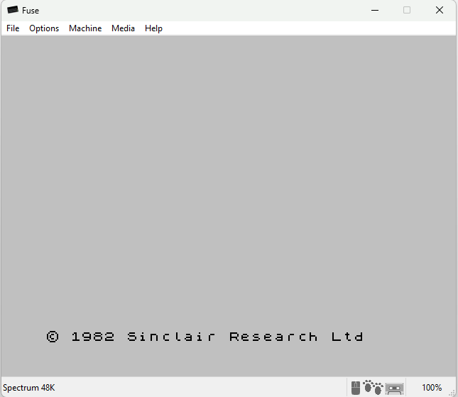 Getting Started with the Fuse Emulator for ZX Spectrum
