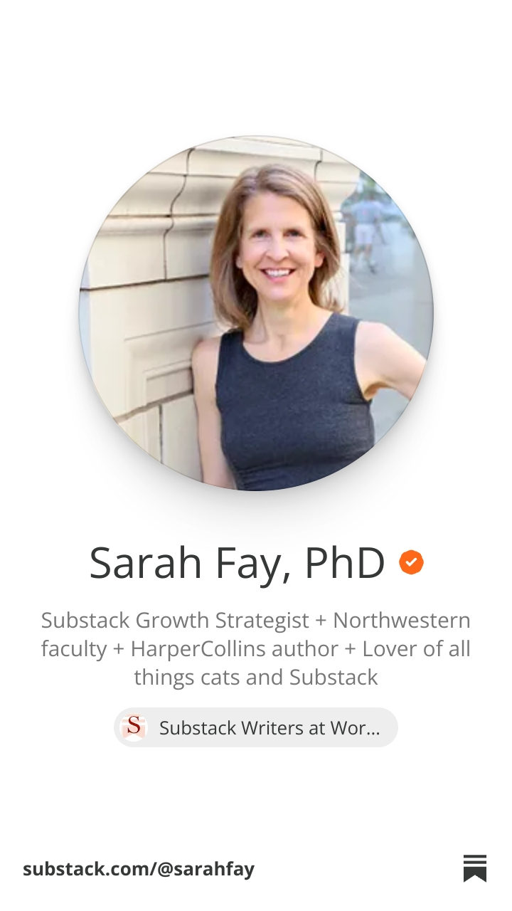 Sarah Fay, PhD | Substack