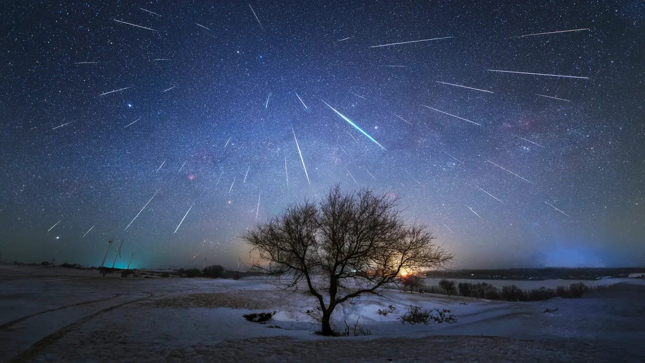 The Geminids are peaking