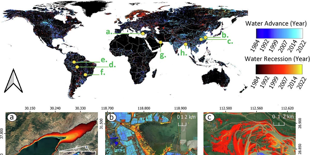 Surface Water Transitions 1984–2022 - A Global Dataset at Annual Resolution