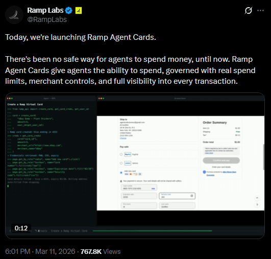 AI: Ramp and Stripe Race to Bank the Bots