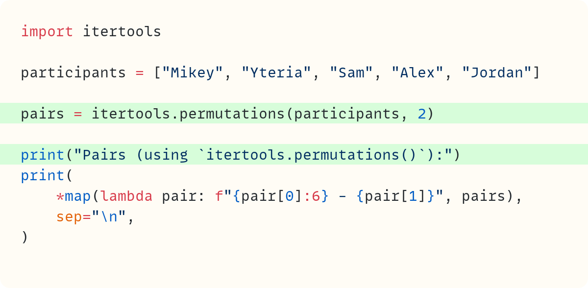The Networking Event (#4 in The itertools Series • `combinations()` and ...