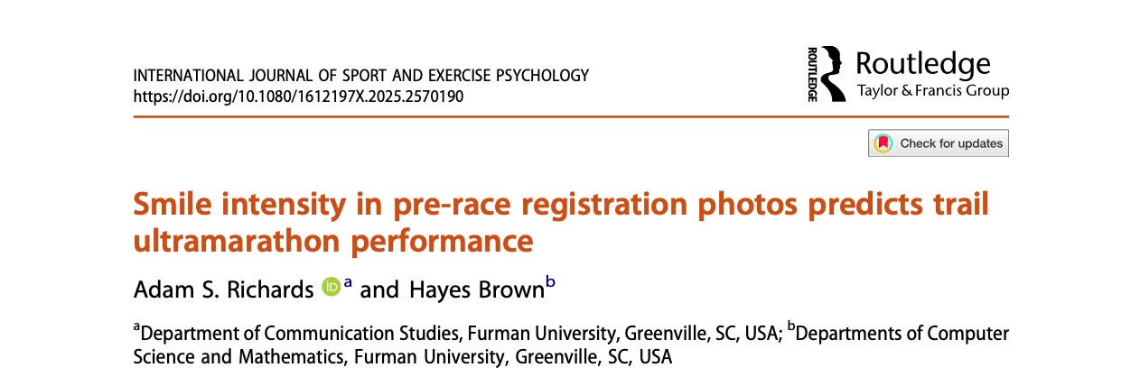 Le sourire augmente t-il la chance d'être Finisher?