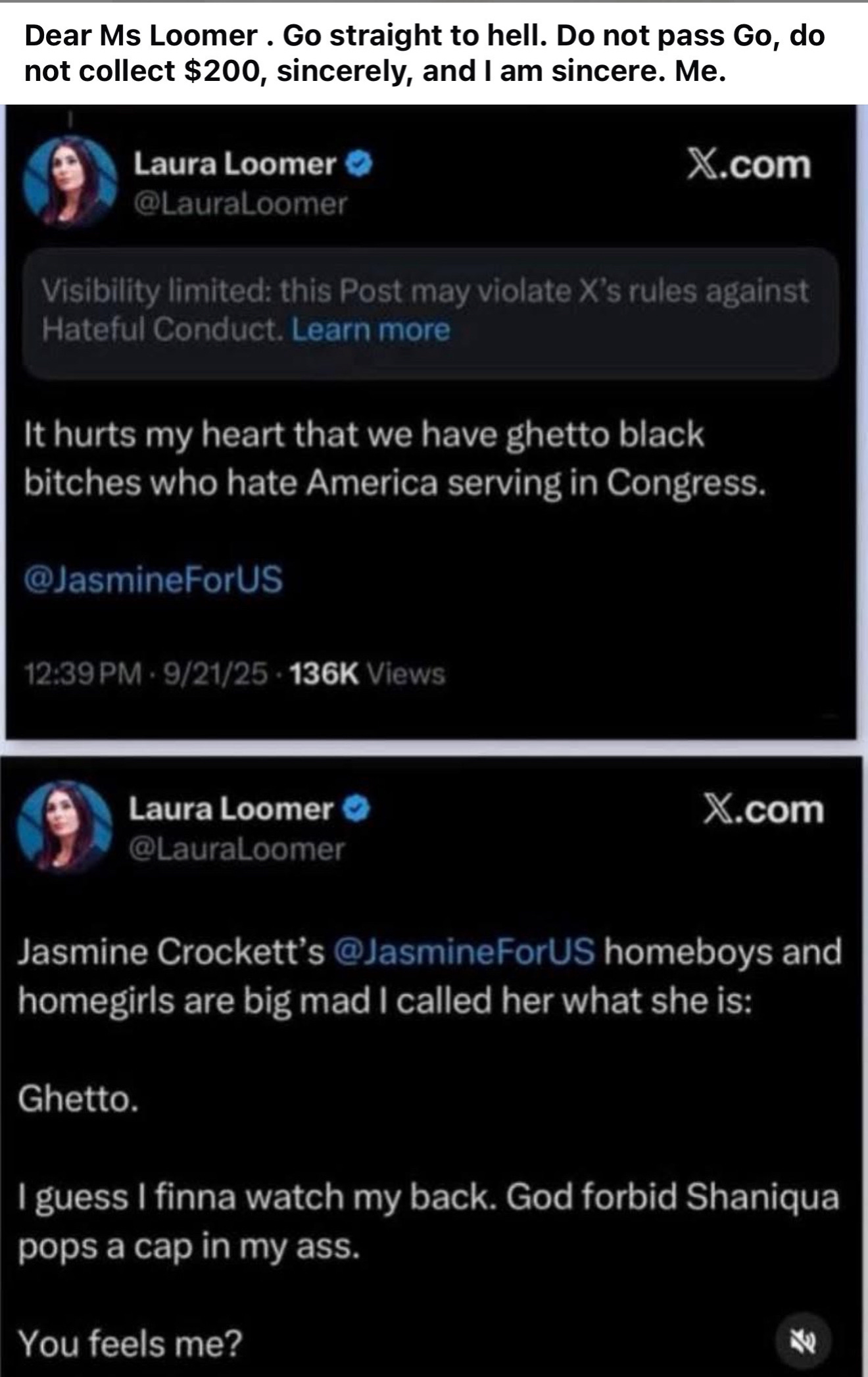 Why Laura Loomer’s Words Are Not Just Provocative.