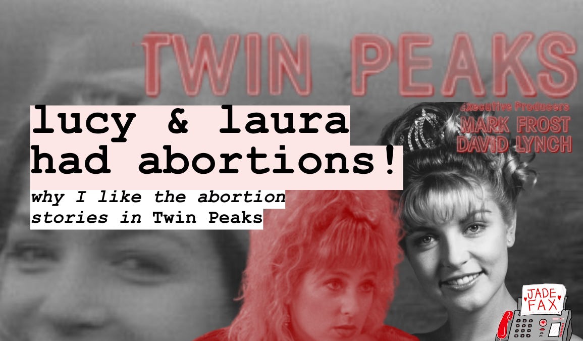 lucy and laura had abortions! - by jade hurley 💌