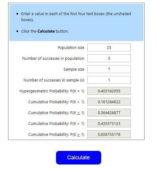 How to calculate probabilities with a real-world example