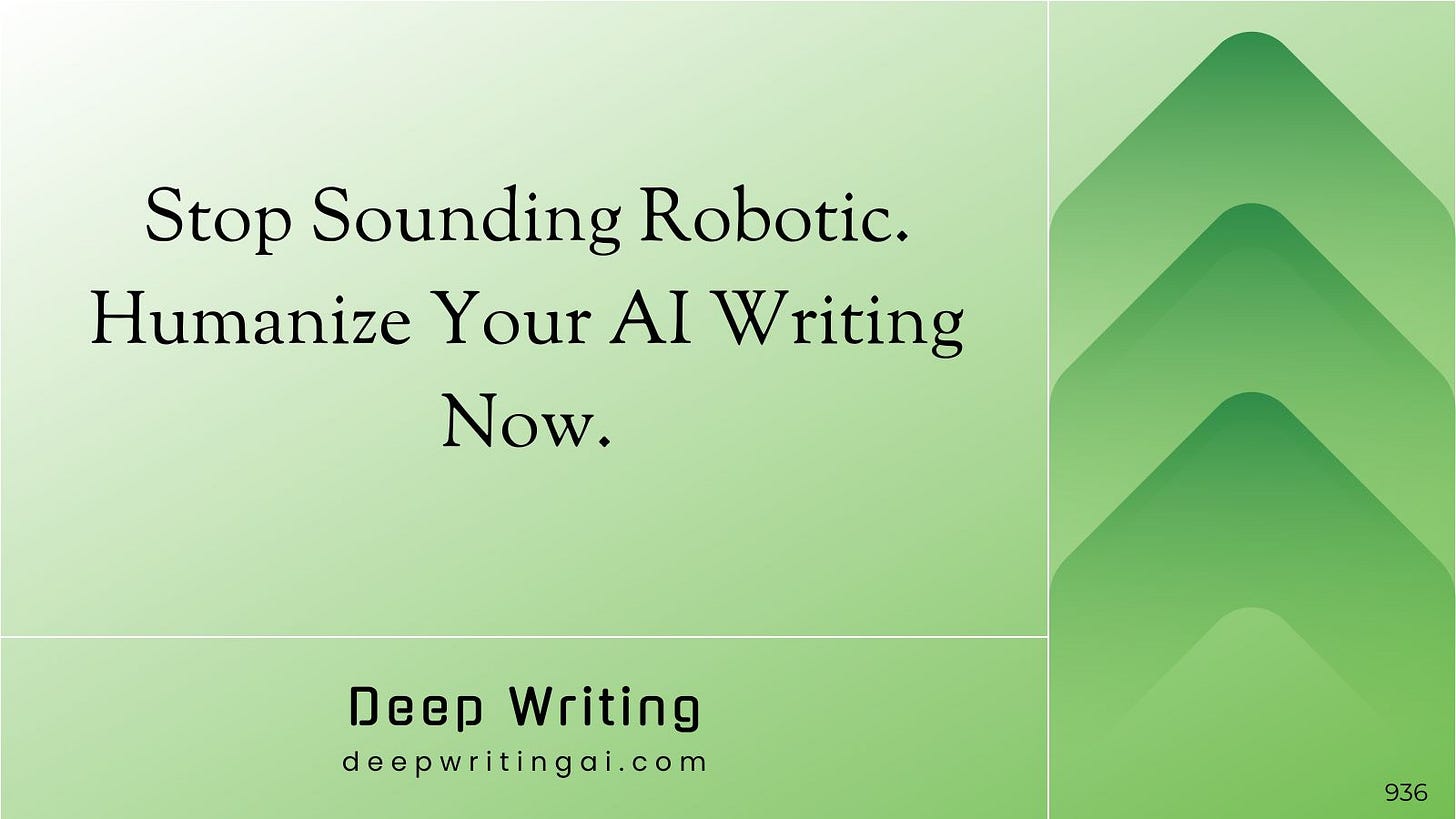 Master Prompt to Make AI Content Sound Human in Minutes