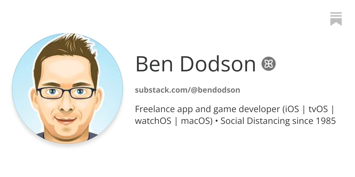 Ben Dodson | Substack