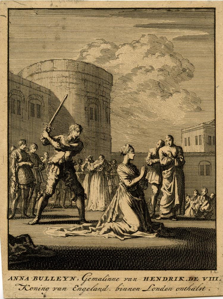 The sword that beheaded Anne Boleyn
