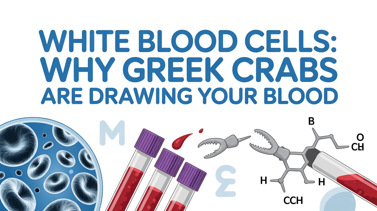White Blood Cells: Why Greek Crabs Are Drawing Your Blood (And Other ...