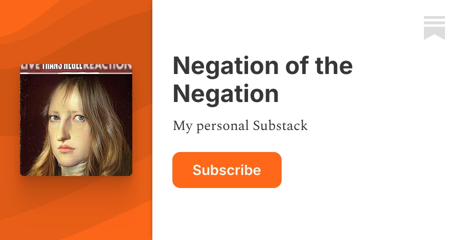 Poem 1 - by Sophie - Negation of the Negation