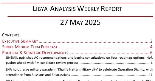 Libya-Analysis | Substack