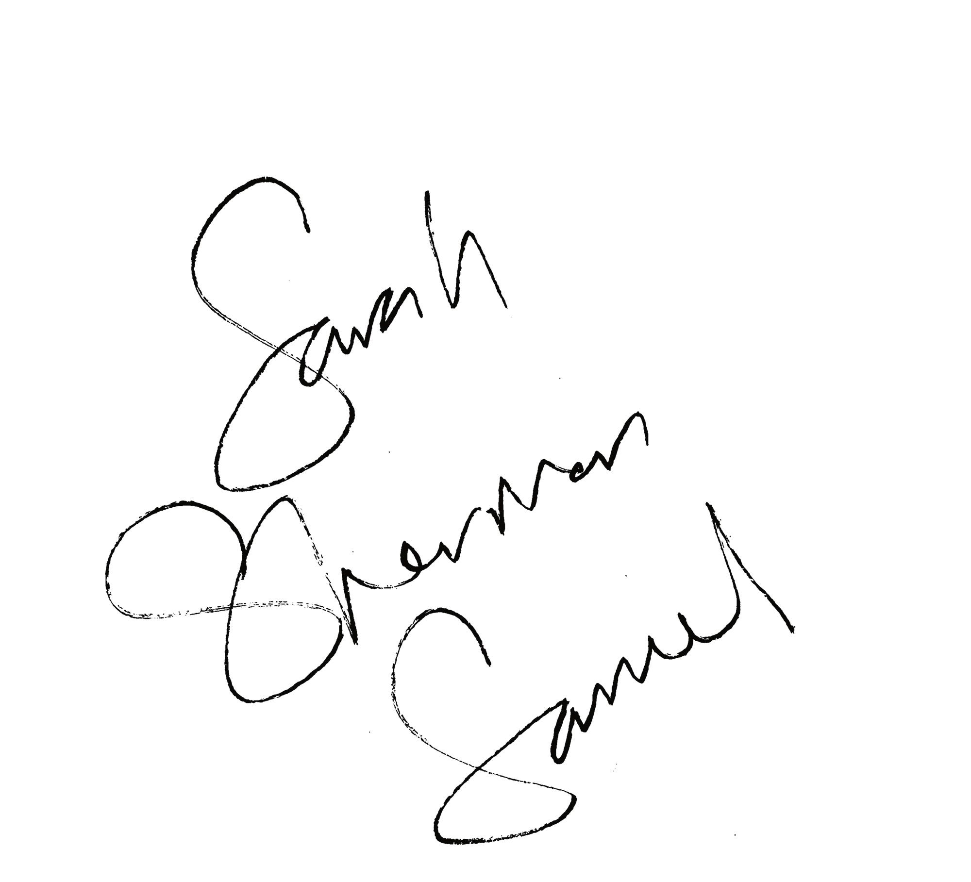 WELCOME TO THE SSS EDIT - by Sarah Sherman Samuel