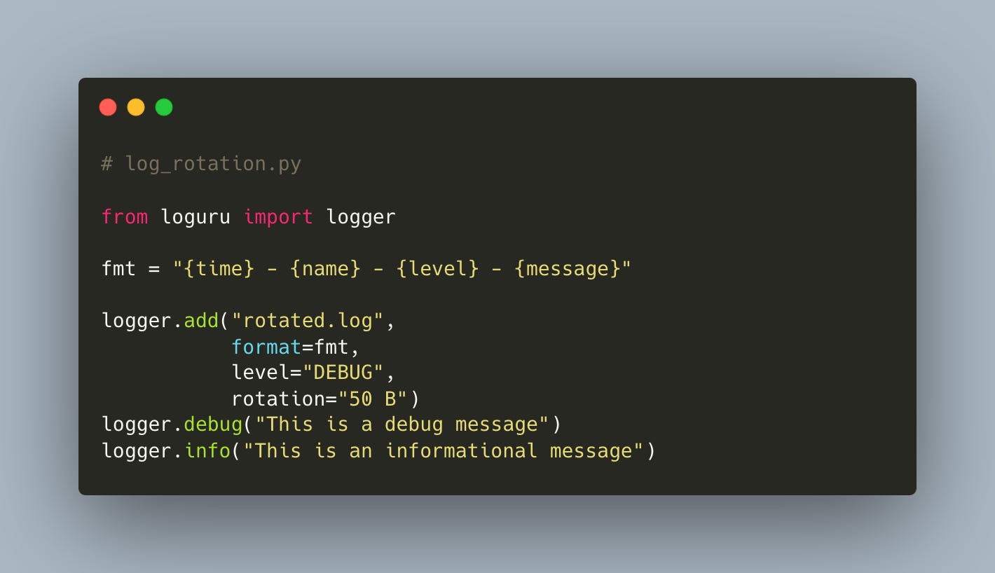 An Intro to Logging with Loguru - by Mike Driscoll