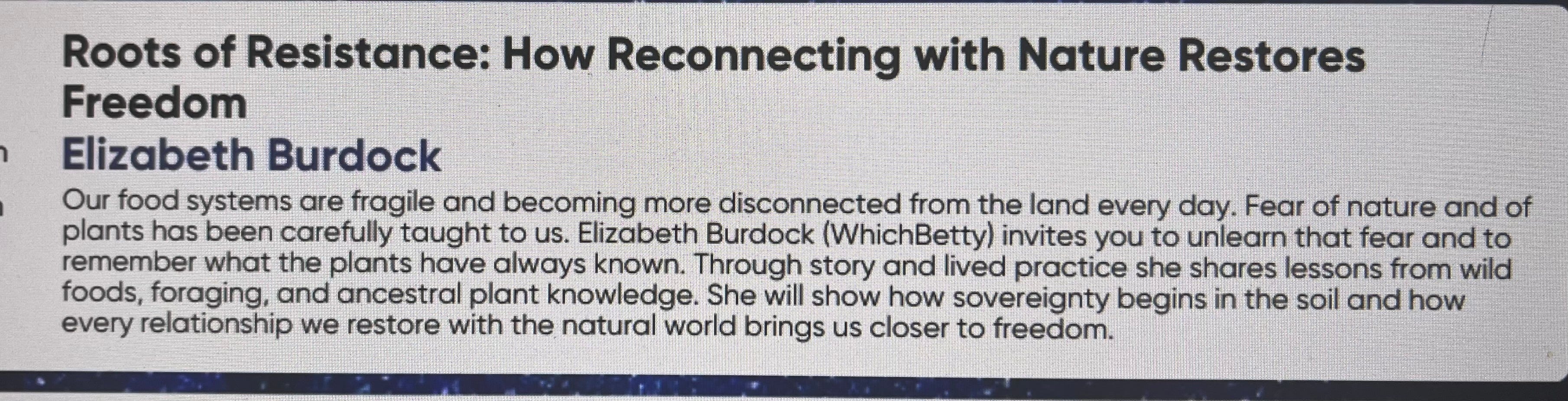 "Roots Of Resistance : How Reconnecting To Nature Restores Freedom" by ...