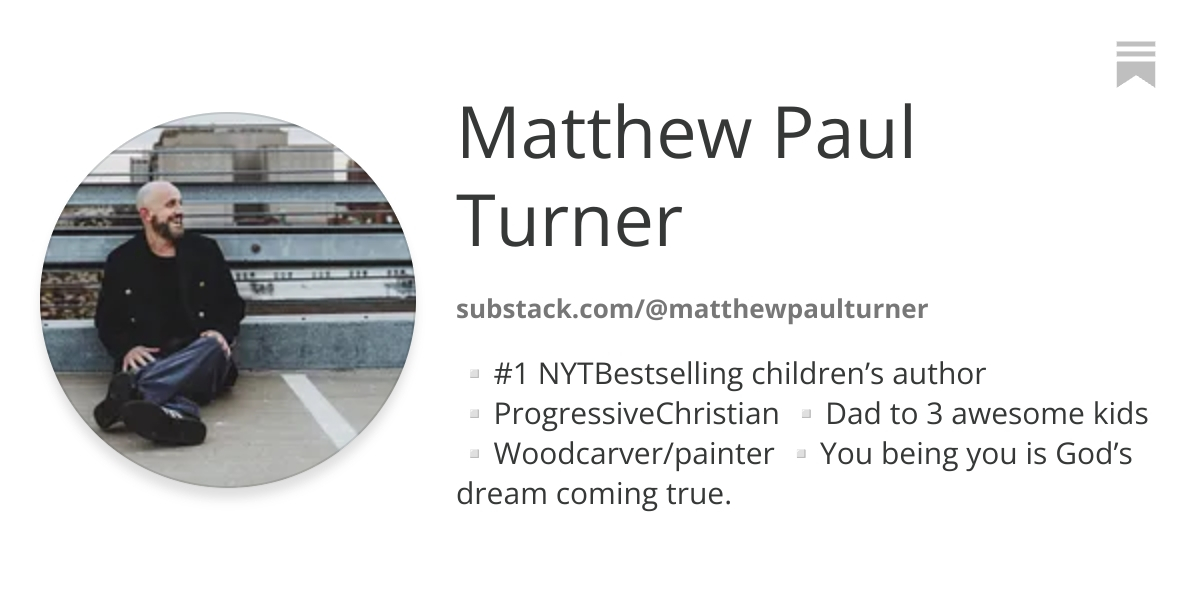 Matthew Paul Turner | Substack