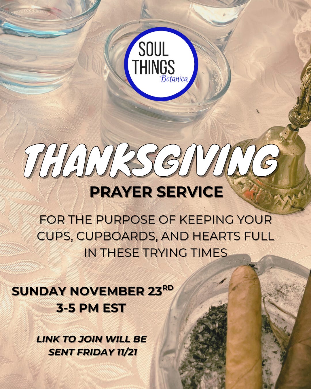 Thanksgiving Prayer Service - The Boneyard