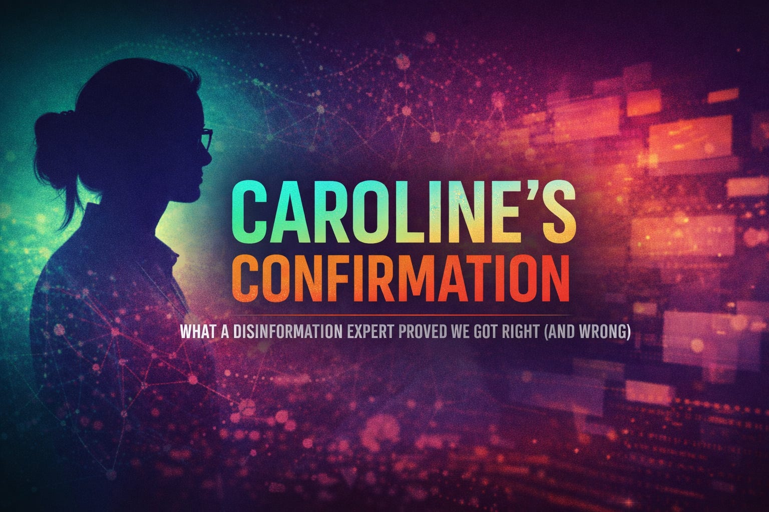 Caroline's Confirmation - MAGA Cult Slayer’s Substack