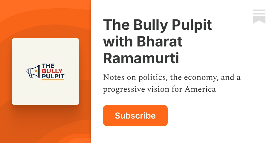 About - The Bully Pulpit with Bharat Ramamurti