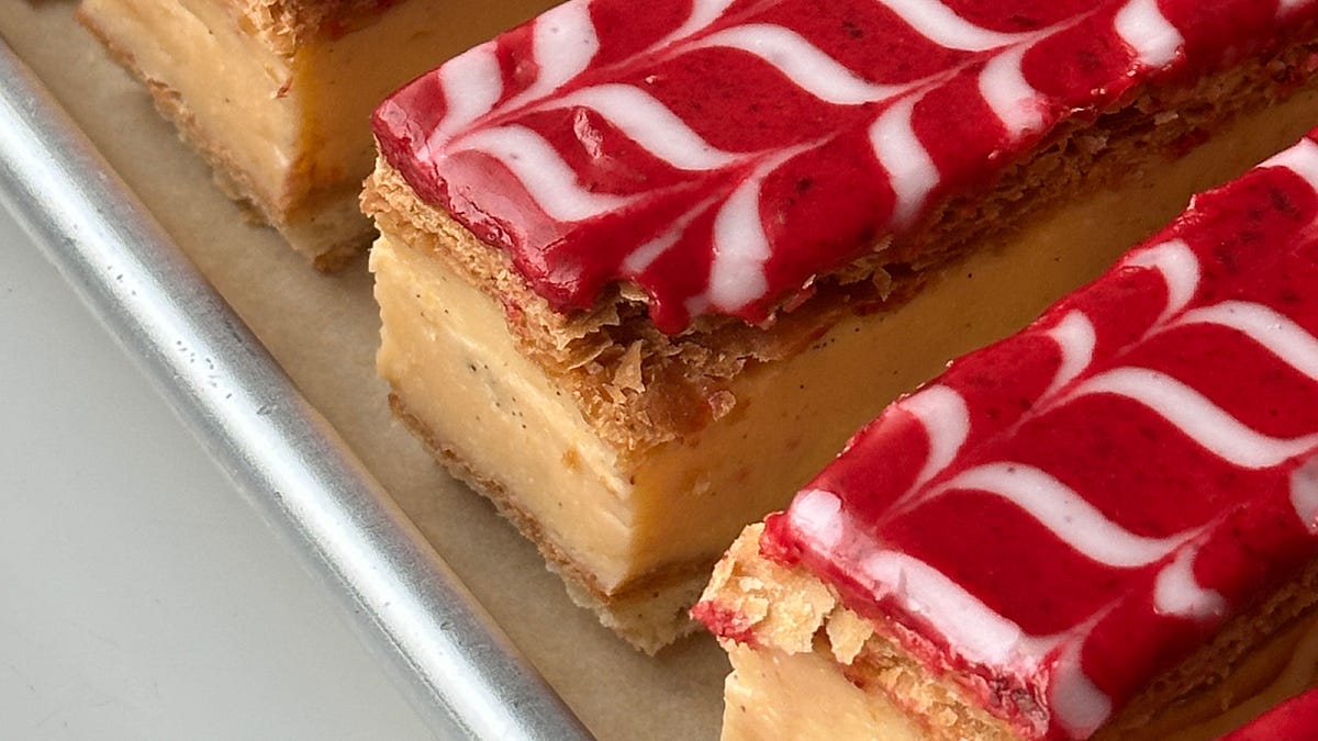 pastry custard slice