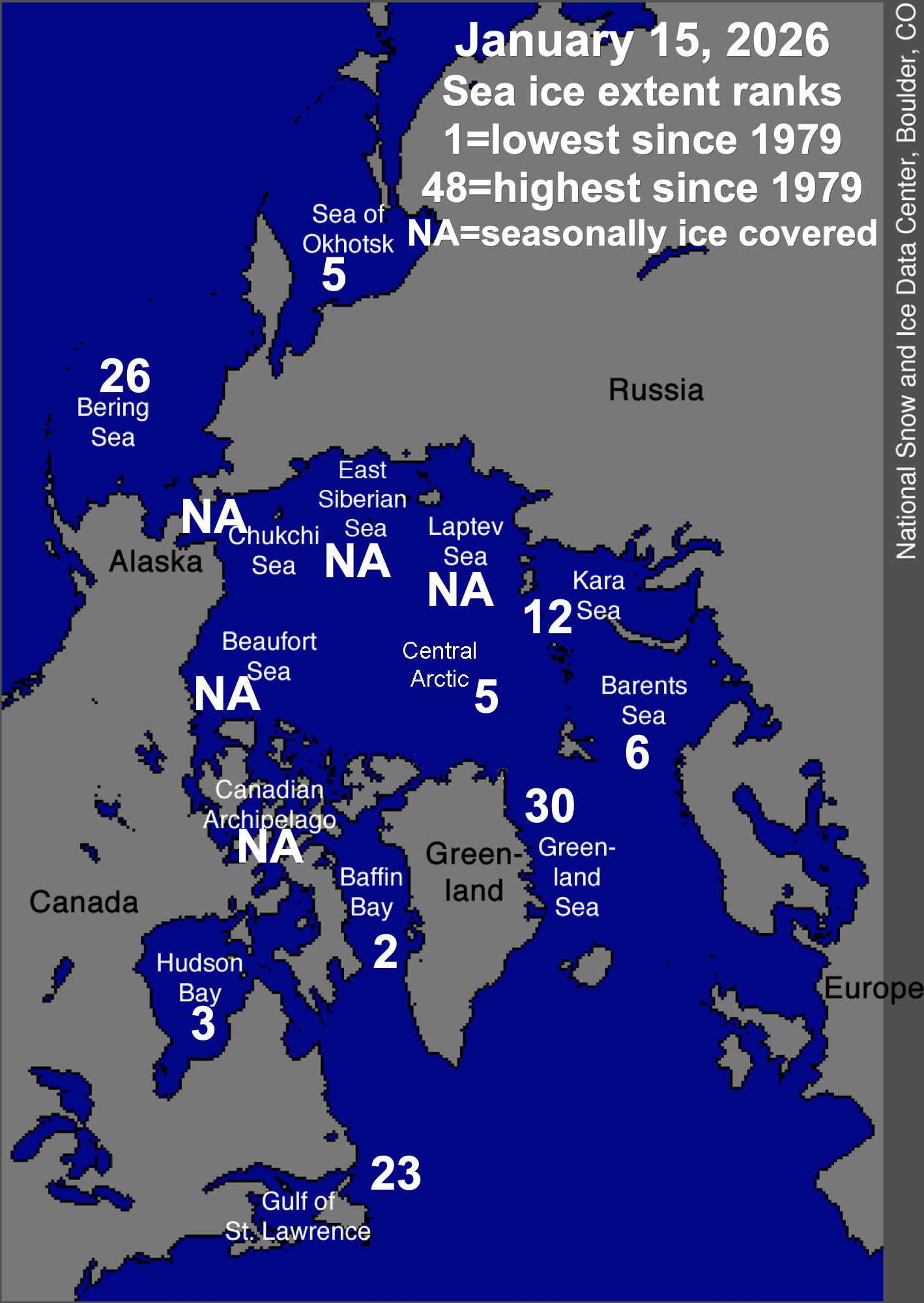 Arctic Sea Ice Update: Mid-January 2026 - by Rick Thoman