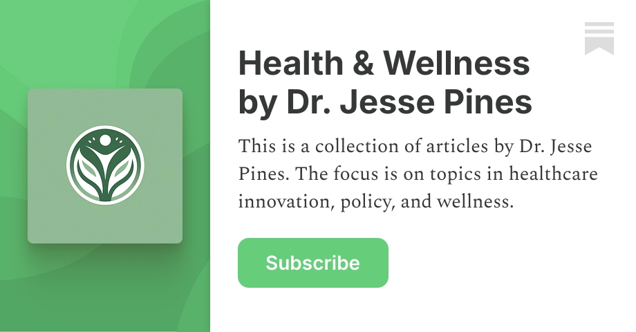 Health & Wellness by Dr. Jesse Pines | Substack
