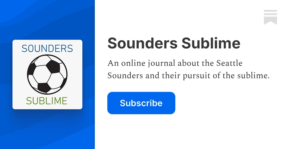 Sounders Sublime | Substack